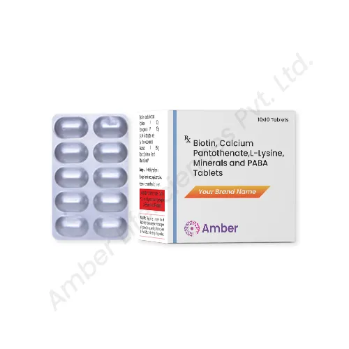 Biotin + Calcium Pantothenate + L-Lysine + Minerals + PABA